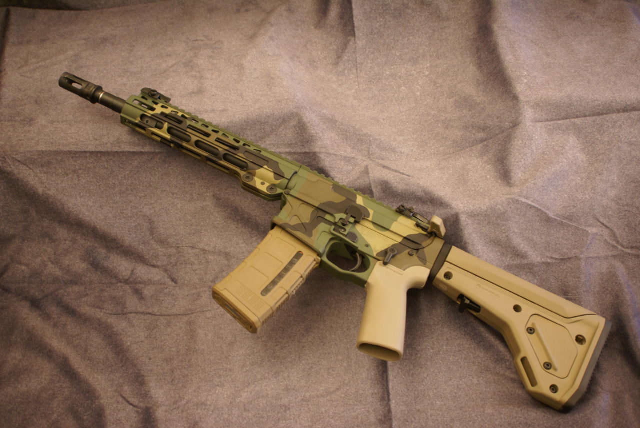 Custom American Defense Manufacturing 5.56 SBR Camo Pattern - Talion ...
